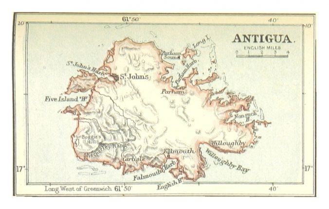 Map_of_Antigua_(1888) – Antigua Sugar Mills